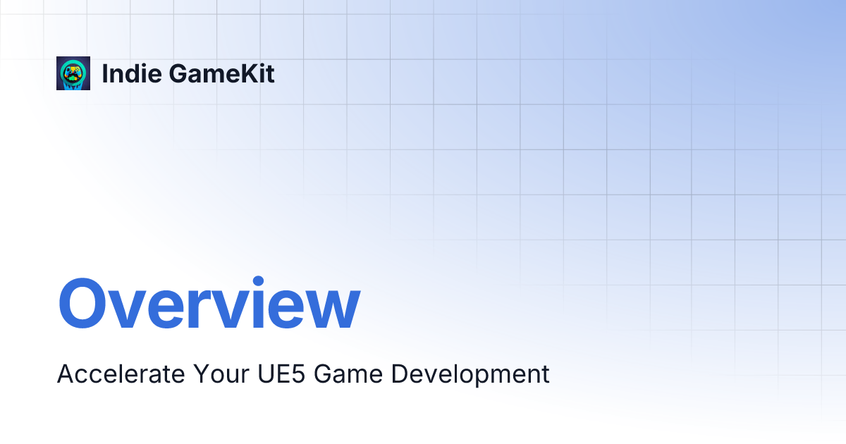 Overview | Indie GameKit